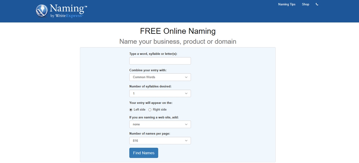 30+ Best FREE Company Name Generator